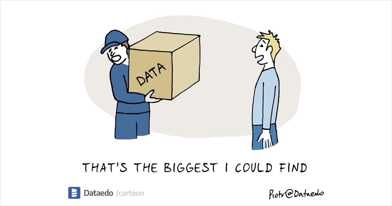 Biggest I could find - Dataedo Data Cartoons