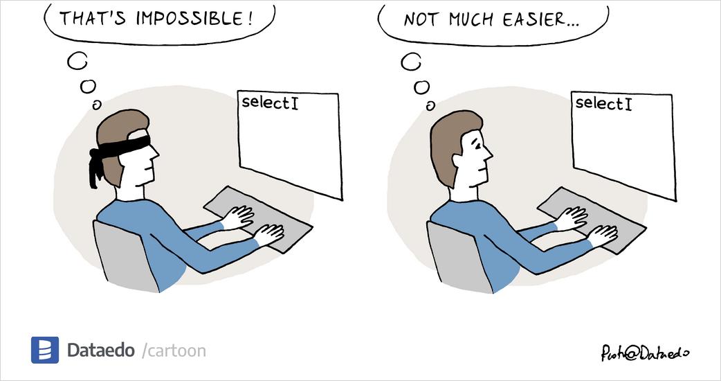 Writing a Query - Dataedo Data Cartoons