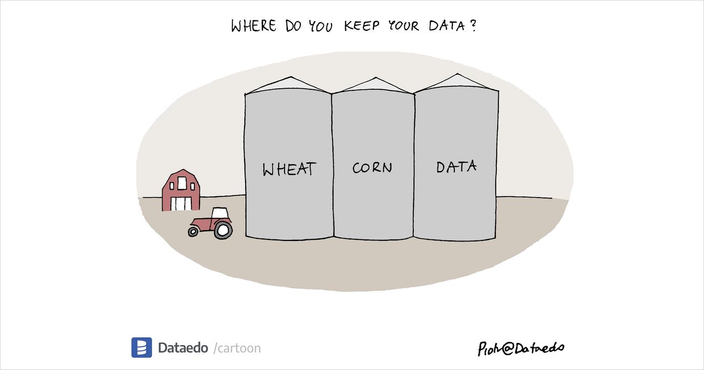 Where do you keep your data? - Dataedo Data Cartoons