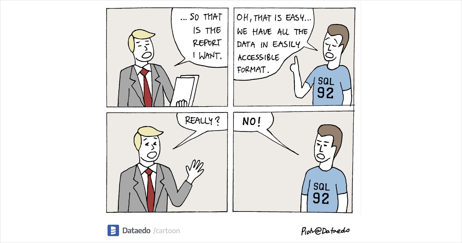 We Have All the Data - Dataedo Data Cartoons