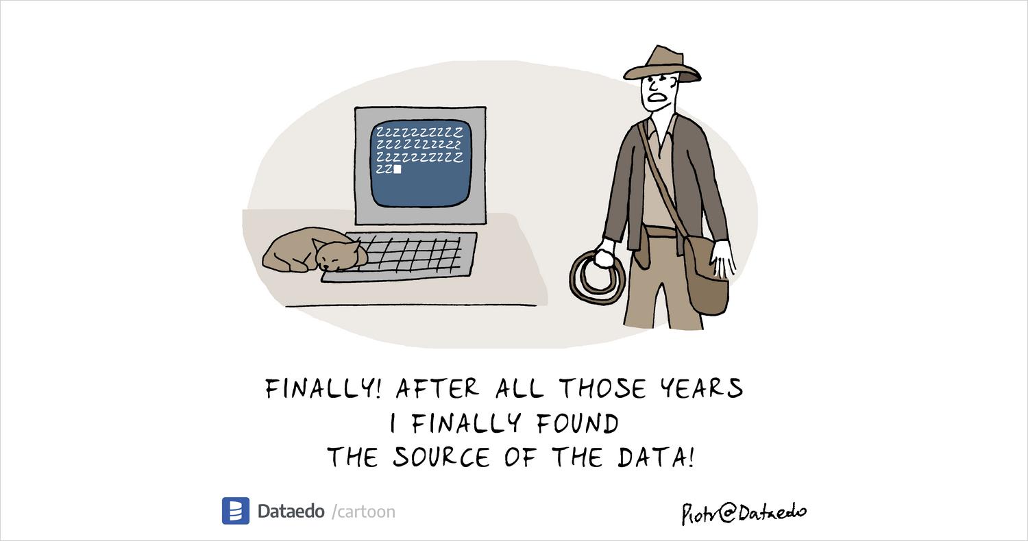 Found the Source! #2 - Dataedo Data Cartoons