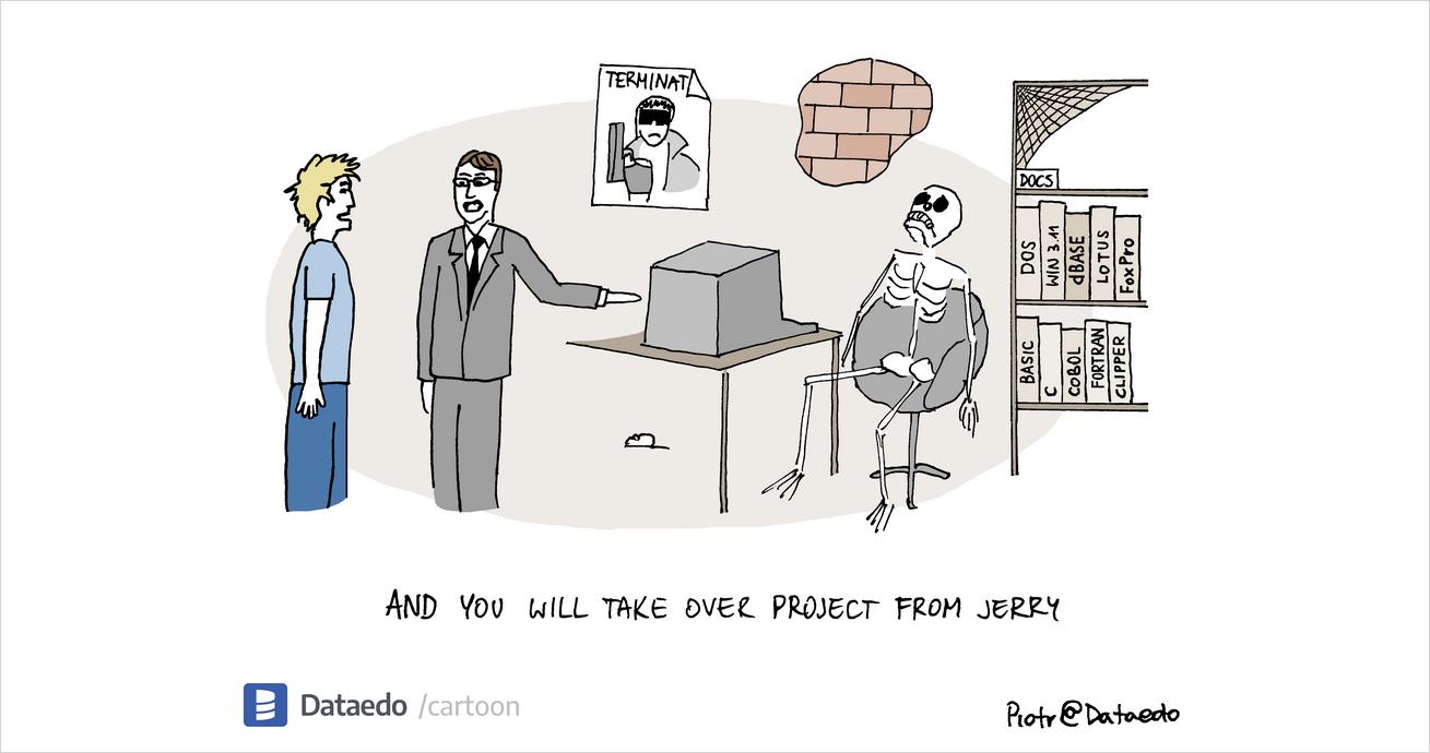 Legacy project - Dataedo Data Cartoons