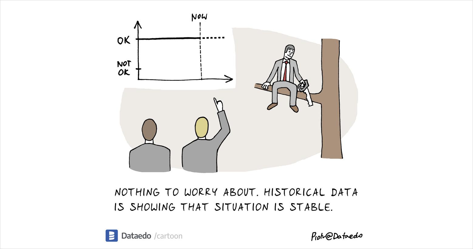 Situation is Stable - Dataedo Data Cartoons